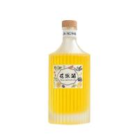 Quality Decal Surface Handling 500ml Frosted Clear Glass Bottle for Alcohol and Juice for sale
