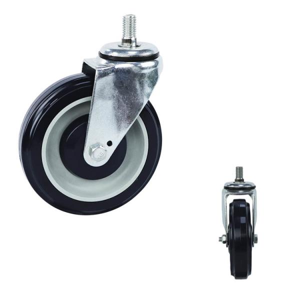 Quality 100mm PU Trolley Wheels Heavy Duty for sale