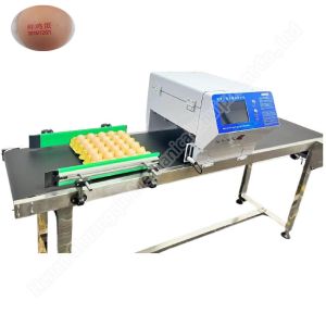 Quality 220v Chicken Egg Carton Printing Machine Expiry Date Stamping 48500pcs/H for sale