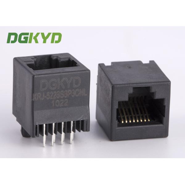 Quality Unshielded 180 Degrees Top Insertion RJ45 Keystone Jack 8p8c Ethernet Socket for sale