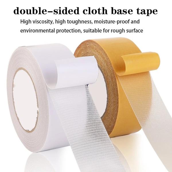 Quality Fixing Carpet Fabric Cloth Tape With Rubber Adhesive Heavy Duty Mesh Double Side for sale