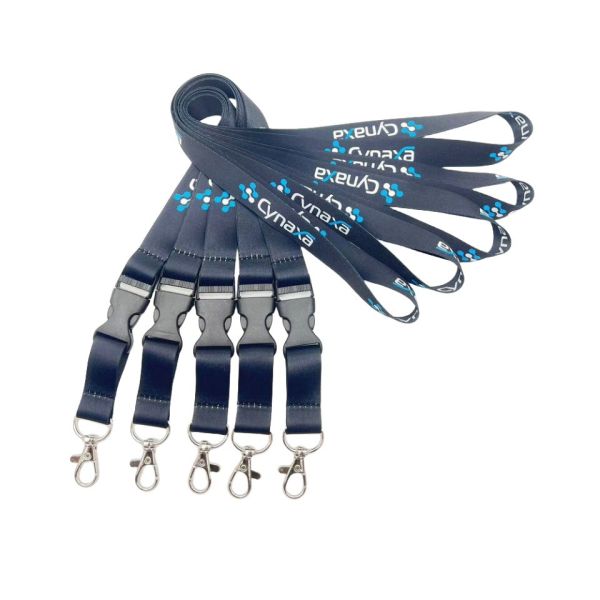 Quality 1 Color Print Method Personalize Sublimation Lanyards With Logo Polyester for sale