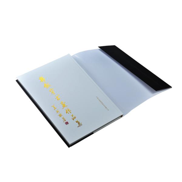 Quality OEM Hardbound Book Printing Silkscreen Printed Fabric Texture Paper for sale