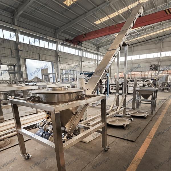 Quality Stainless Steel Powder Lifting Machine Single Bucket Particle Spiral Conveyor for sale