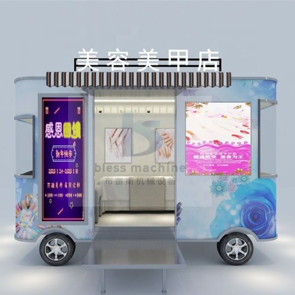 Quality 2022 6M Unique Design Catering Mobile Food Truck for Cold Drink and 55km Range Electric for sale