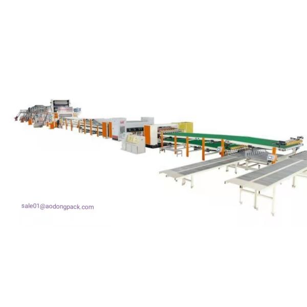 Quality High Speed CrMo Alloy Steel Production Line Of Corrugated Paperboard for sale