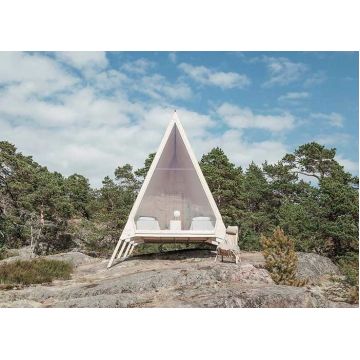 Quality AS/NZS Prefab A Frame Hosue Studio For Work Holiday Cabain Hotel Unit For for sale