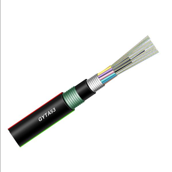 Quality GYXTW G652D Outdoor Singlemode Loose Tube Fiber Cable for sale