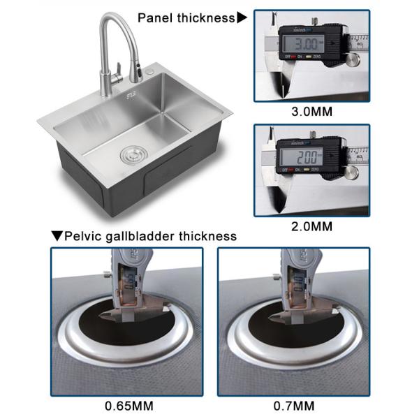 Quality Rectangular Stainless Steel Utility Sink Above Counter Kitchen Sink for sale