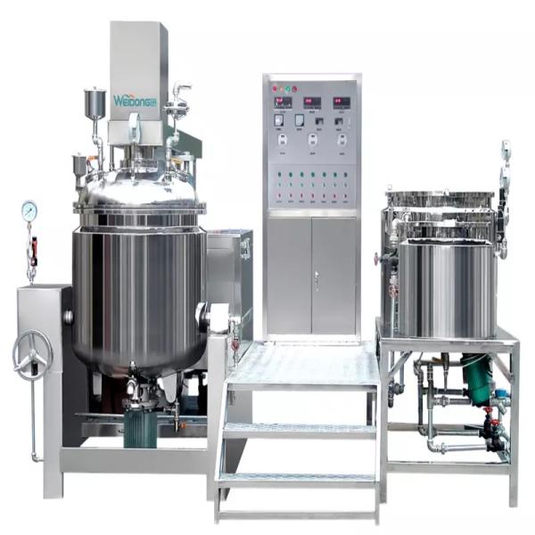 Quality Stable Practical Vacuum Emulsifying Homogenizer , 220V Vacuum Homogenizer Cream for sale