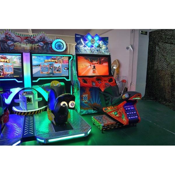 Quality Coin Operation Motorcycle Game Machine Amusement Gaming Machines Customizable for sale