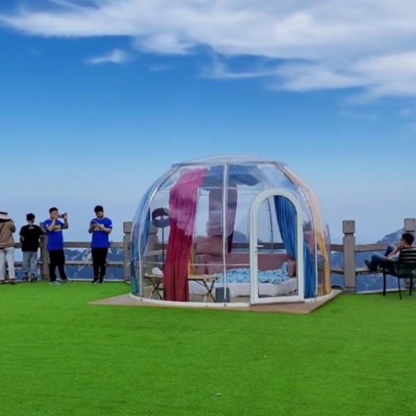 Quality 3m X 2 3m 2.3m Igloo Bubble Amorphous IEC Compliant ETL Listed for sale