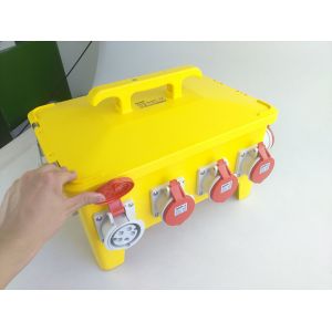 Quality Mobile Temp Power Spider Box , IEC60529 220 - 230V 3 Phase Distribution Box for sale