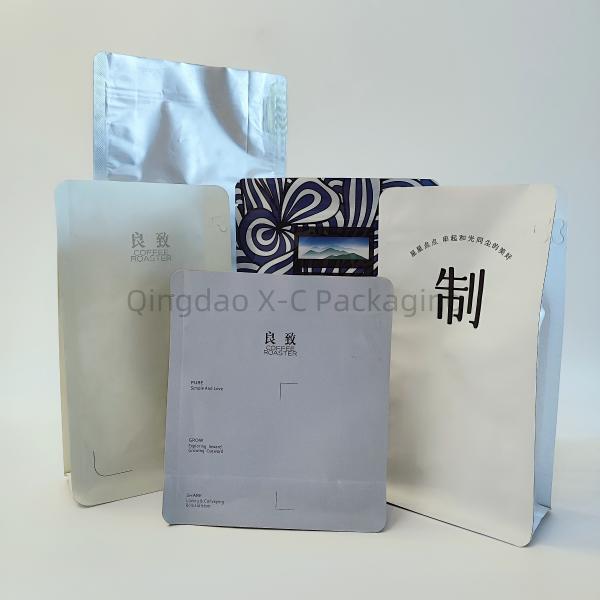 Quality Customized Reusable 8 Side Seal Bag For Coffee Food Storage BRC Approved for sale