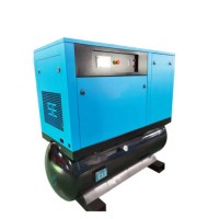 Quality High Efficiency Electric Oil Lubricated Screw Air Compressor Oil Type With Dryer for sale