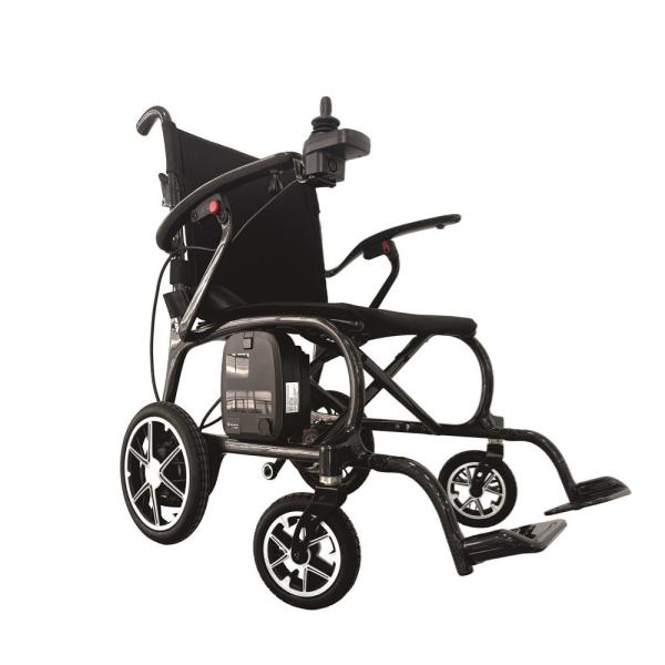 Quality Electric Wheelchair with 270mm Rear Wheel and 165mm Front Wheel Magnesium Alloy Core for sale
