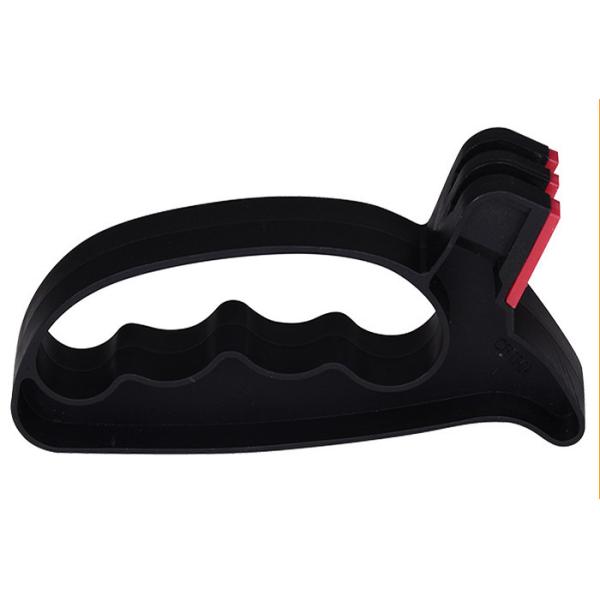 Quality Hand Held Scissor Knife Sharpener , Black Knife and Scissor Sharpener 140*70*26mm for sale