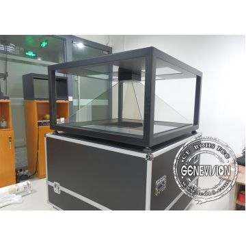 Quality Super Big 360 Degree 3d Hologram Pyramid Showcase With USB 80W Power Consumption for sale