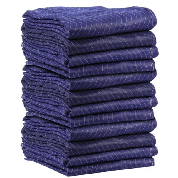 Quality 100% Polyester Anti Slip Moving Blanket Gym Floor Protection for sale