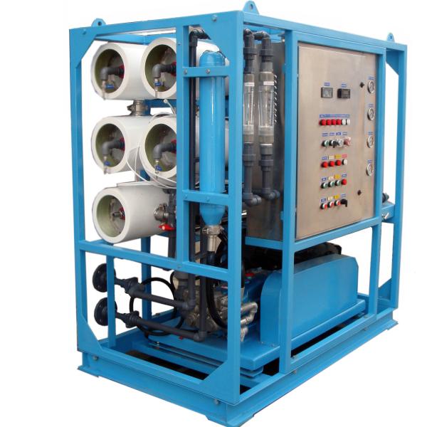 Quality Captain Pure Seawater Desalination Plant 99.2 % Desalination Rate 10-300 M3/H AC220V 18A for sale