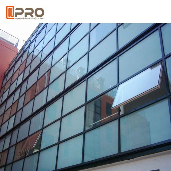 Quality Exterior Structural Insulated Glass Curtain Wall Double Glazed Window for sale