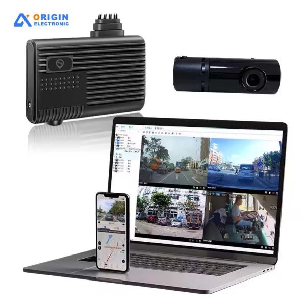 Quality Geofencing Fleet GPS Tracker 4 Channel HD Video GPS Vehicle Positioning Platform dash camera with gps for sale