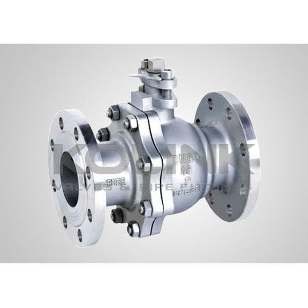 Quality Stainless Steel Floating Ball Valve 2-Piece Split Body CF8 CF8M for sale