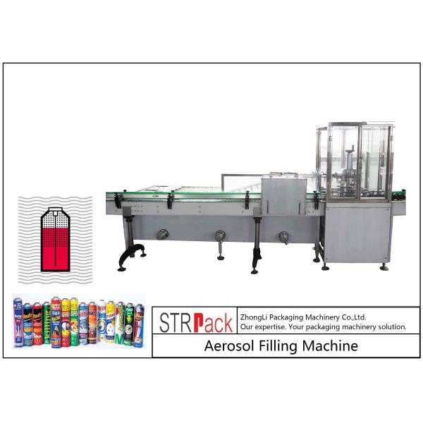 Quality Explosion Proof Aerosol Filling Machine Water Bath Leakage Tester Capacity 3000CPH for sale