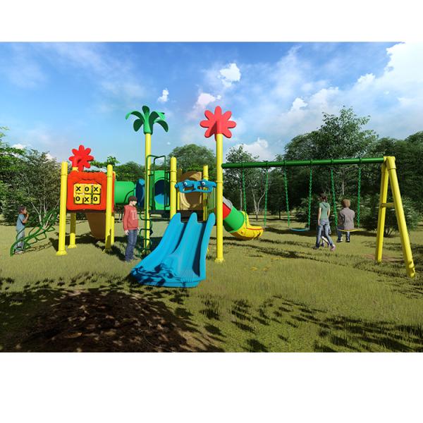 Quality Children Galvanized Steel Pipe Outdoor Playground Slide Anti crack for sale