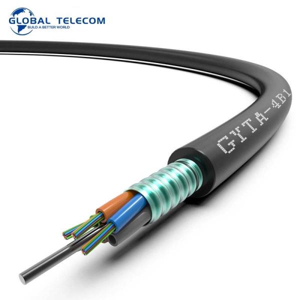 Quality GYTA Outdoor Aerial Fiber Optic Cable G652D Single Mode CE Certificate for sale