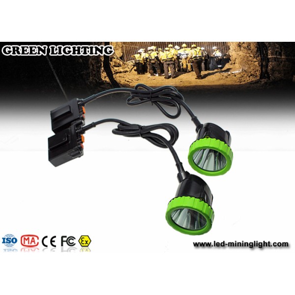 Quality Rechargeable Mining Cap Lights , LED Mining Helmet Lights With CE , ATEX , EXIBII MI Approved for sale