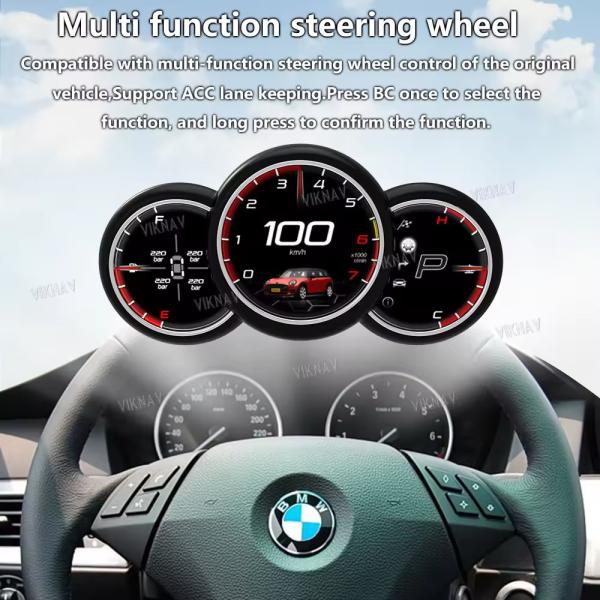 Quality VIKNAV 9 ” Digital Dashboard For BMW MINI 2014-2023 RHD&LHD LCD Screen for sale