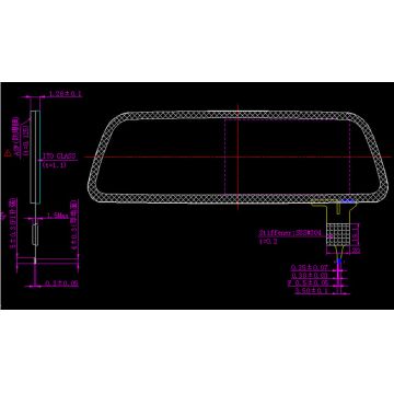 Quality Custom Projected Capacitive Industrial Touch Screen Panel PCT CTP P - Cap for sale