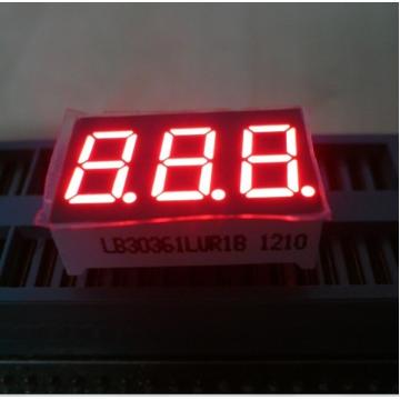 Quality 0.36 Inch Numeric LED Display , Blue 3 dight 7 Segment Led Display 80mcd - for sale