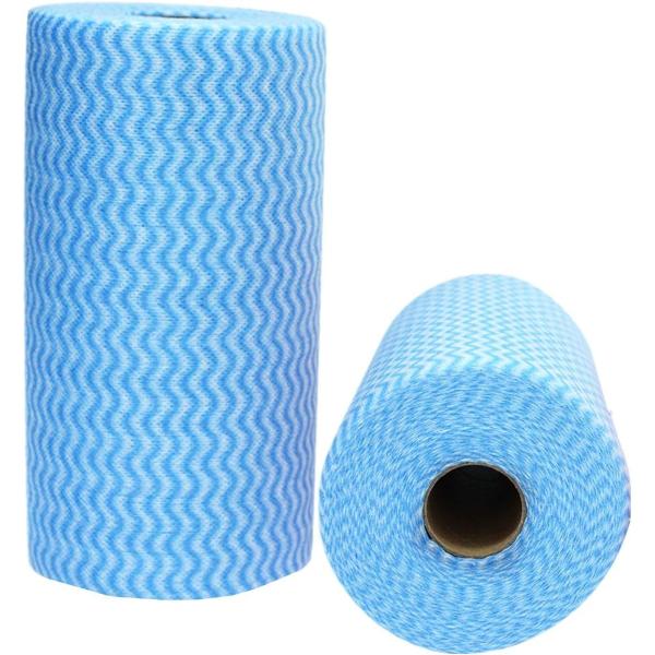 Quality Durable 40gsm Disposable Dish Cloths , Multipurpose Kitchen Cloth Wipes for sale
