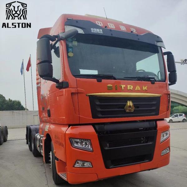Quality Sinotruk Sitrak C7H 6x2 Tractor Truck 540 hp with Double Fuel Tanker for sale