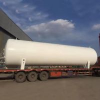 Quality 100m3 Horizontal Cryogenic Liquid N2 Storage Tank 0.8MPa for sale