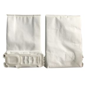 Quality White 27*19.5cm 39.5g Fleece Vac Filter Bags For Vorwerk Kobold VK 135 136 for sale