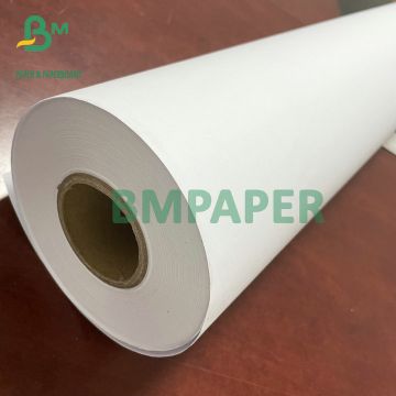 92 Brightness 36'' x 500ft 20# Bond Plotter Paper 3'' Core For Inkjet Printer