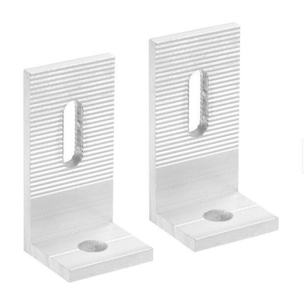 Quality 6005 L-Feet Solar Mounting Bracket with Tolerance of ±1% Shengxin Aluminum Alloy for sale