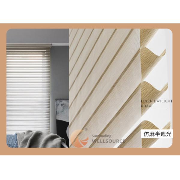 Quality WELLSOURCE Manual 2"Shangri-la shades Non Blackout Light Filtering for Home, for sale