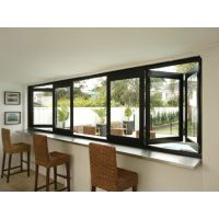 Quality Durable Commercial And Residential Aluminium Double Glazing Foldable Windows for sale