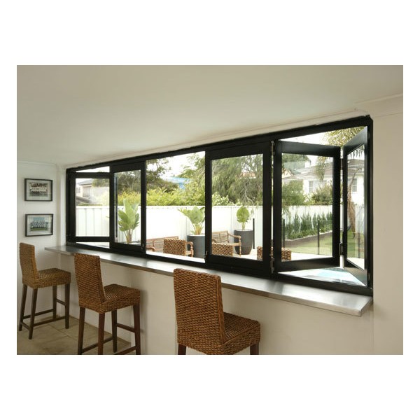 Quality Durable Commercial And Residential Aluminium Double Glazing Foldable Windows for sale