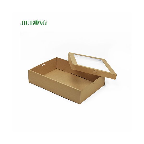 Quality UV Coating Eco Friendly Takeaway Packaging Boxes1200ml Snack Container for sale