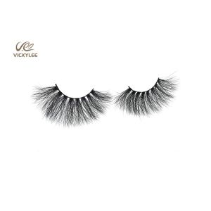 Quality Natural Black Cotton Stalk 27mm False Lashes Dramatic for sale
