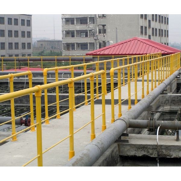 Quality Corrosion Resistant Fiberglass Composite Guardrail System with 40% 80% Open Area for sale