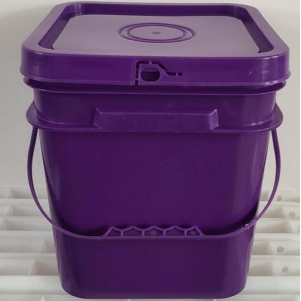 Quality Square Plastic Bucket for Cat Litter Container 5L 6L 8L 12.5L 15L Leak Proof for sale