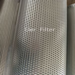 Quality 0.1-200mm Hole Cylinder Perforated SS Tube For Grain Screening for sale