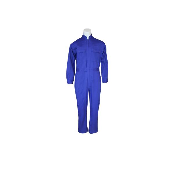 Quality 320GSM Twill 3/1 Blue Welding Work Coverall Fire Retardant Anti Static for sale