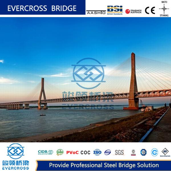 Quality Concrete Deck Composite Steel Bridge Customizable Small Spans for sale